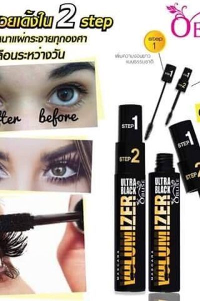 Mascara obuse tăng volumizer ultra black 2 step thái lan giá sỉ, giá ...