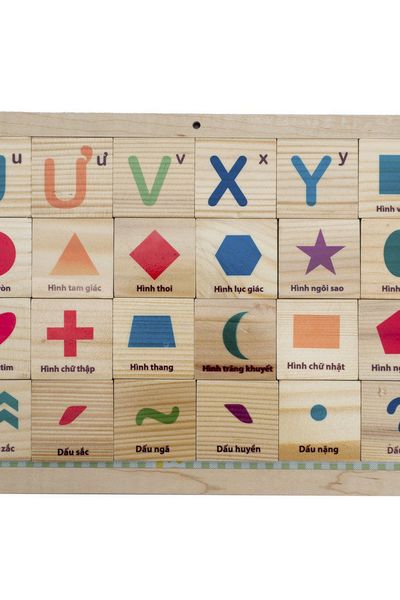 Bảng chữ cái tiếng việt poomko ab133 giá sỉ, giá bán buôn - Thị Trường Sỉ