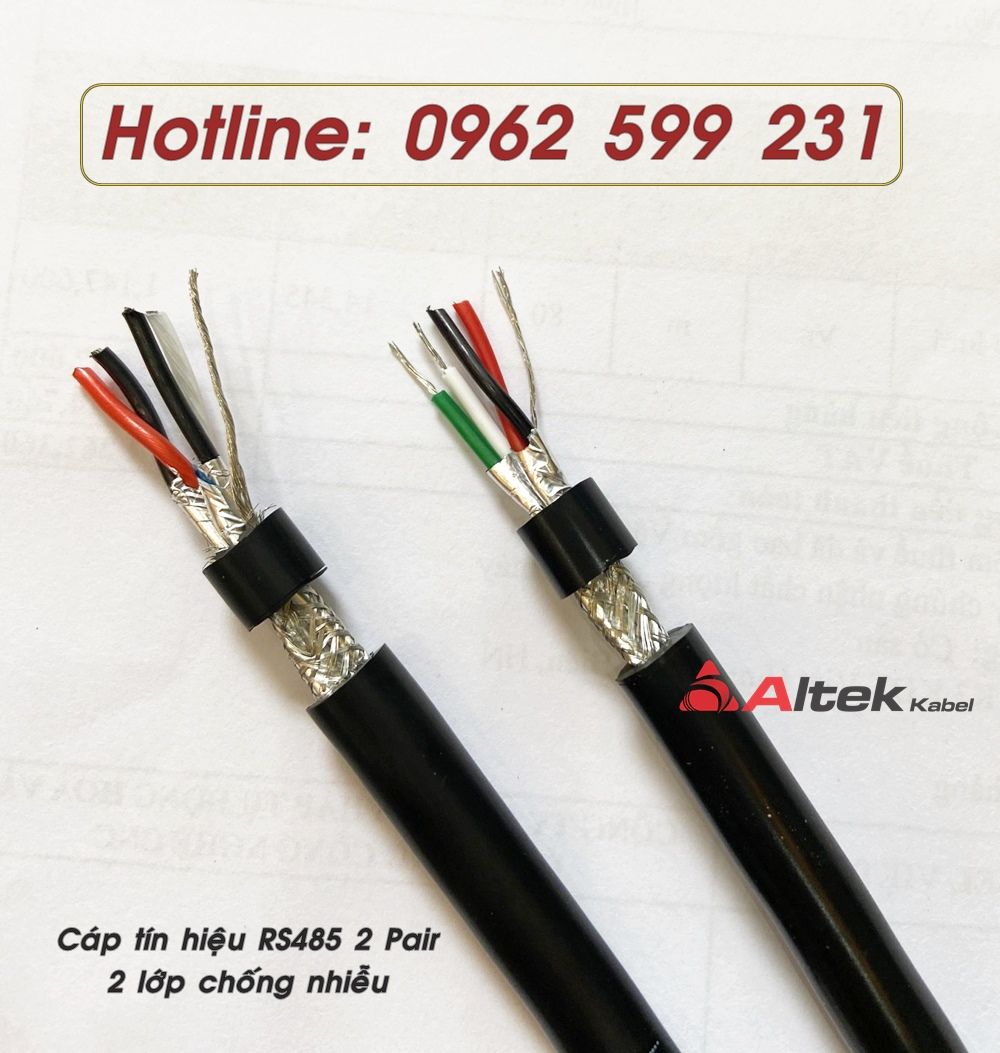 Cáp tín hiệu RS485 Altek kabel 2 Pair 22AWG giá sỉ, giá bán buôn - Thị ...