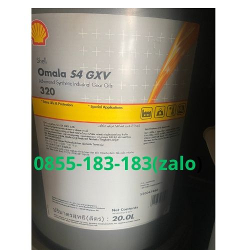 Dầu bánh răng Shell Omala S4 GXV 320 ứng dụng ngành công nghiệp giá sỉ ...